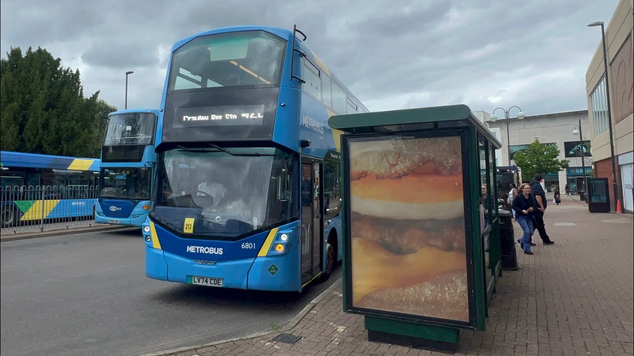 Full Route Visual | Non TFL Route 420 | Sutton Bus Garage to Crawley ...