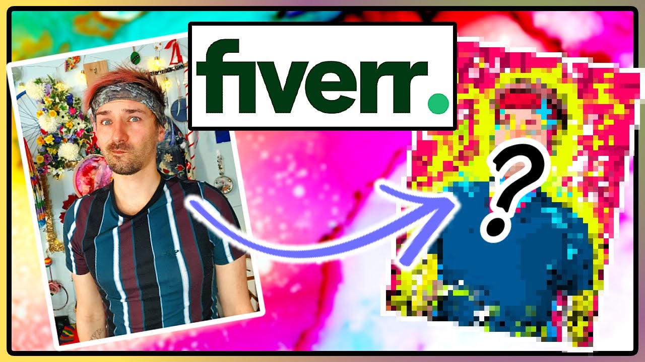 Paying Artists On Fiverr To Draw Or Paint My Self Portrait - YouTube