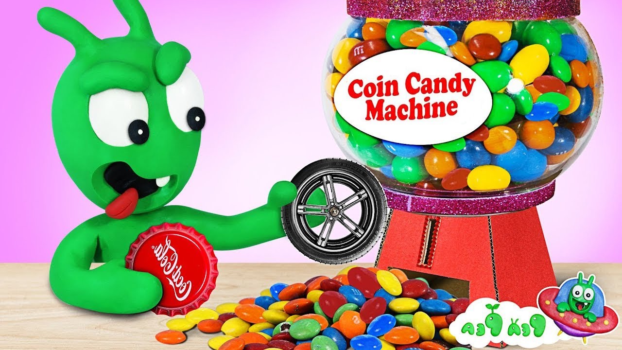 open a Gumball Machine - Stop Motion Cartoon | Cartoon for kids | Kids ...