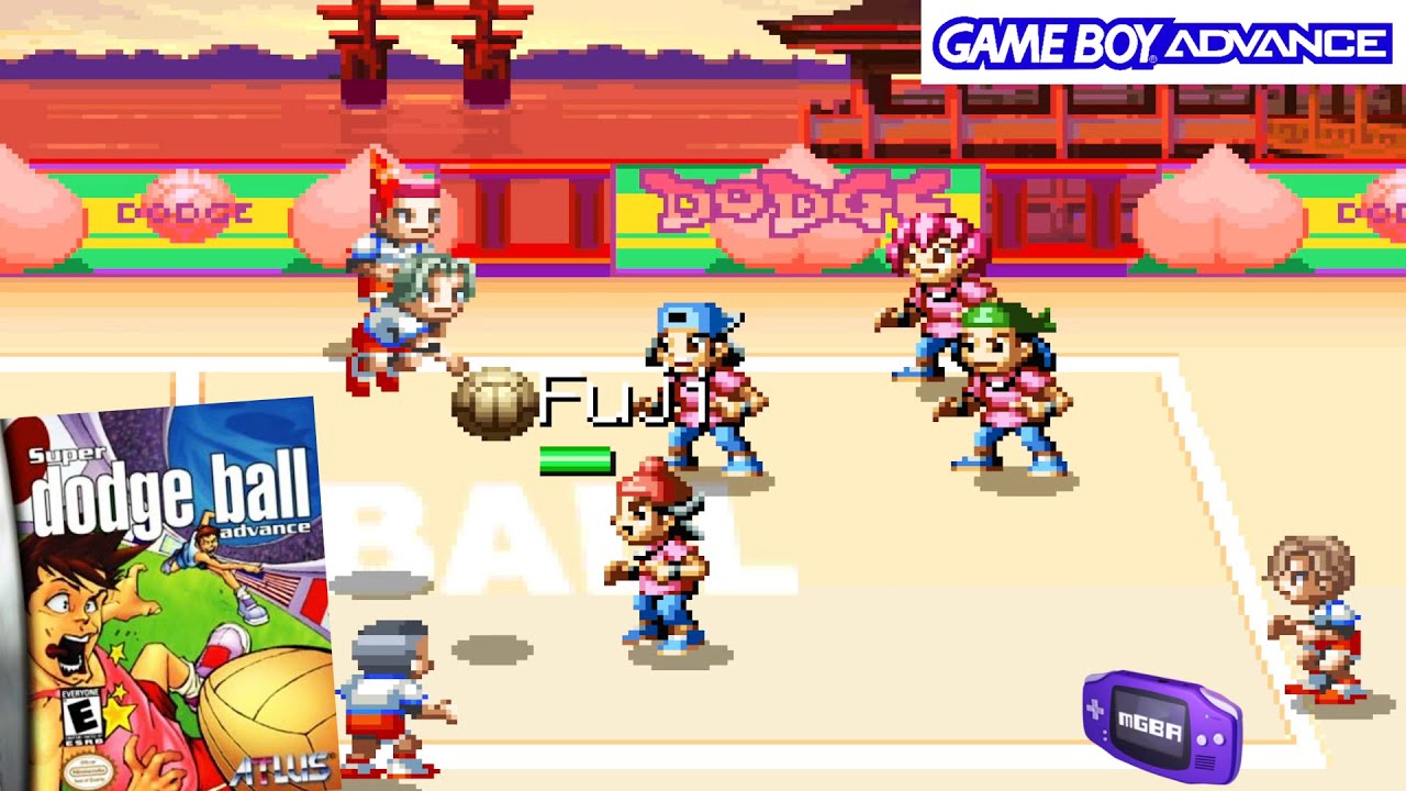 Super Dodge Ball Advance (2001) Nintendo GameBoy Advance Gameplay in HD ...