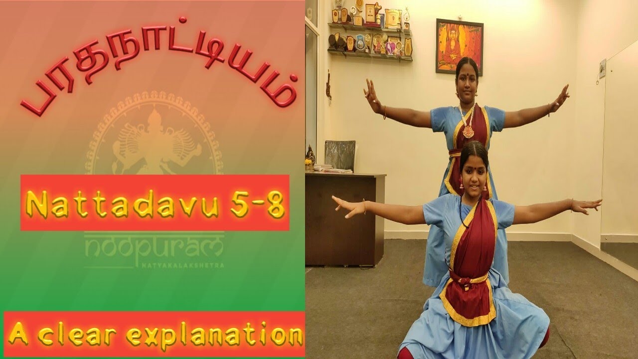 Bharathanatyam online tutorial ll Nattadavu 5 to 8 ll Noopuram ...