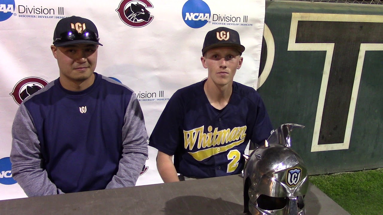 Whitman Baseball Postgame Press Conference - YouTube