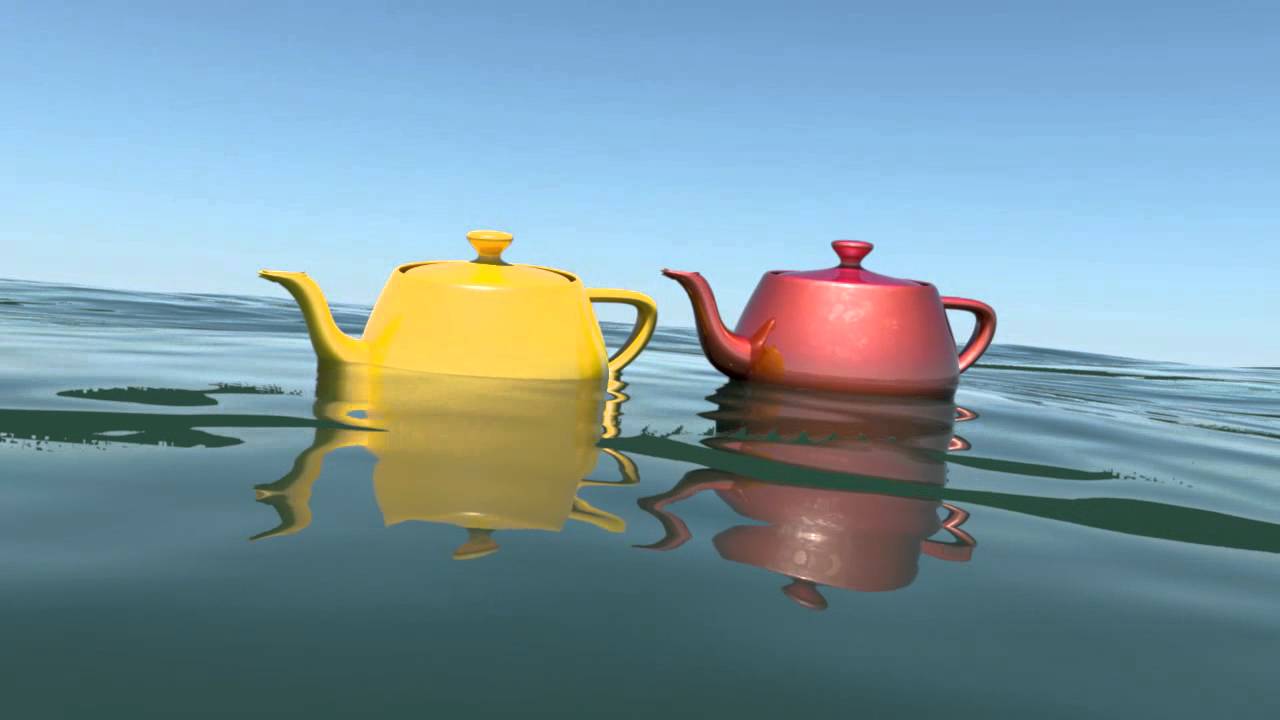 Floating Teapots 2 - YouTube