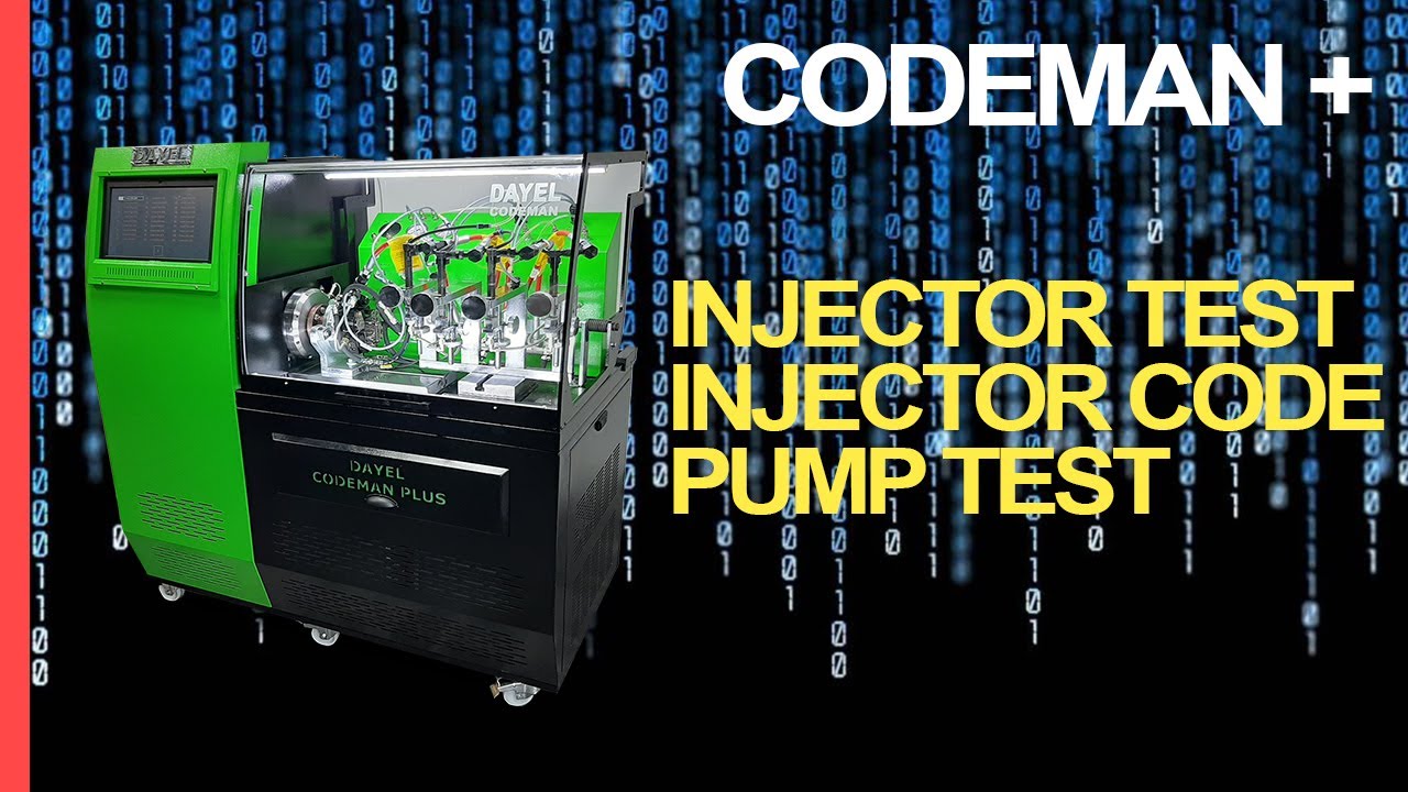 Codeman Plus - Common Rail Enjektör & Pompa Test Tezgahı - YouTube