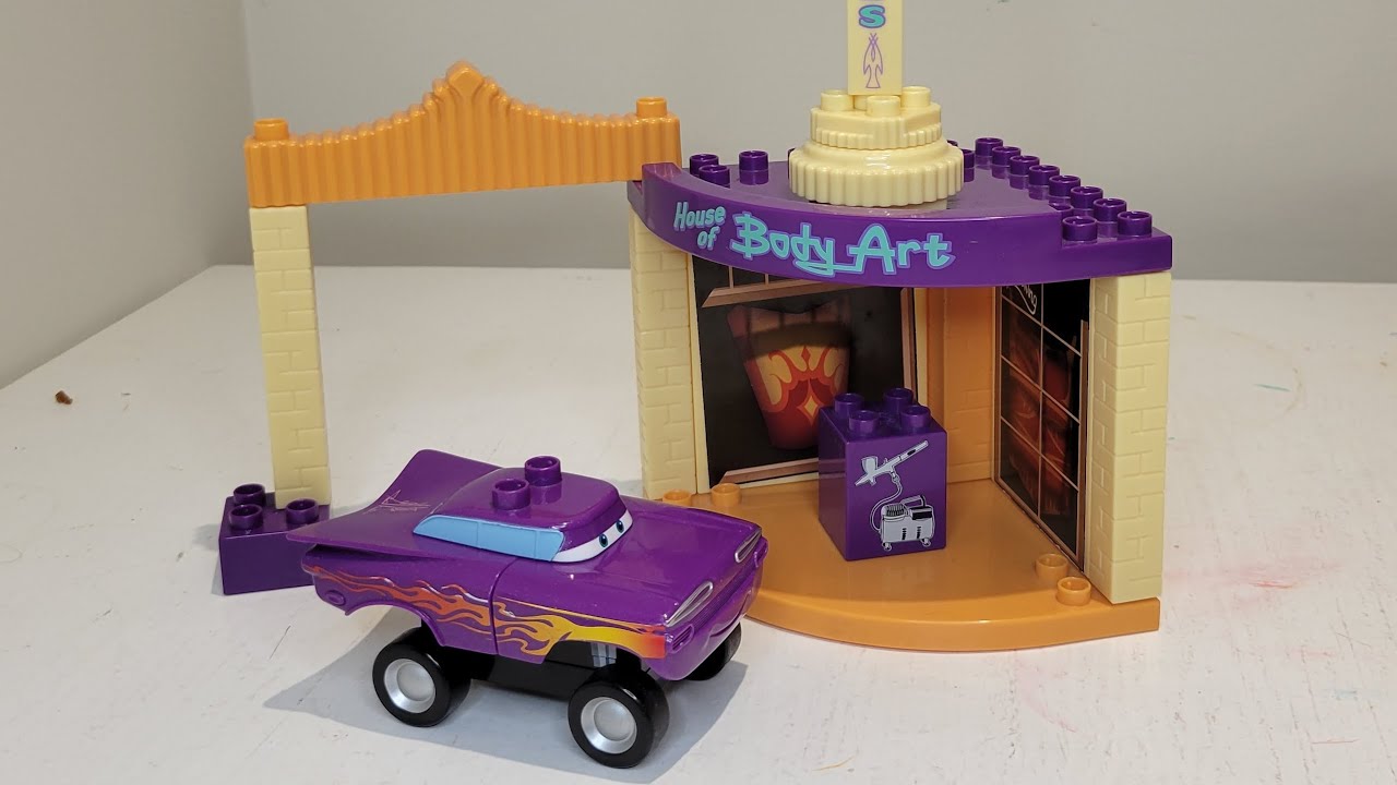 Disney Cars Mega Bloks Ramone's Paint Shop! - YouTube
