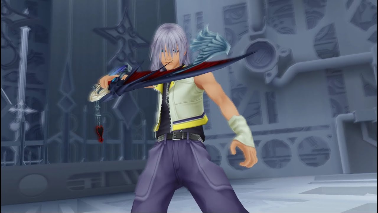 Kingdom Hearts II FM (Mod) : Riku vs Data Saix Boss Battle - YouTube