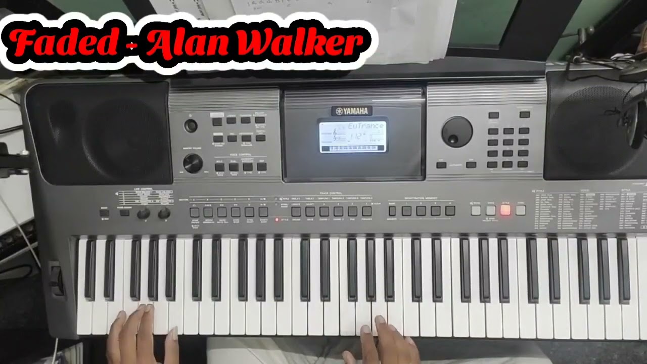 Faded -Alan Walker | Easy Short Clip | Keyboard Cover - YouTube