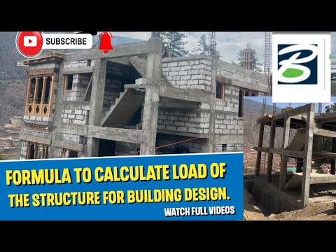 Formula to Calculate loads of the Structures for Building Design ll ...