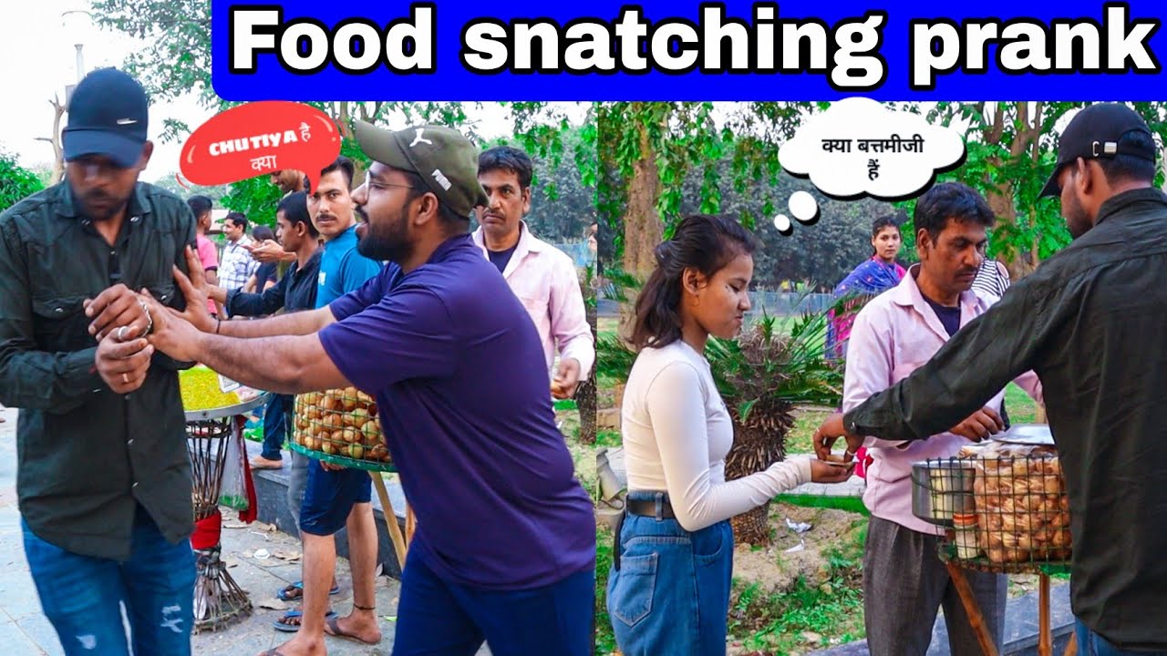 Food Snatching Prank On Cute Girls Prank | comedy prank video by unique ...