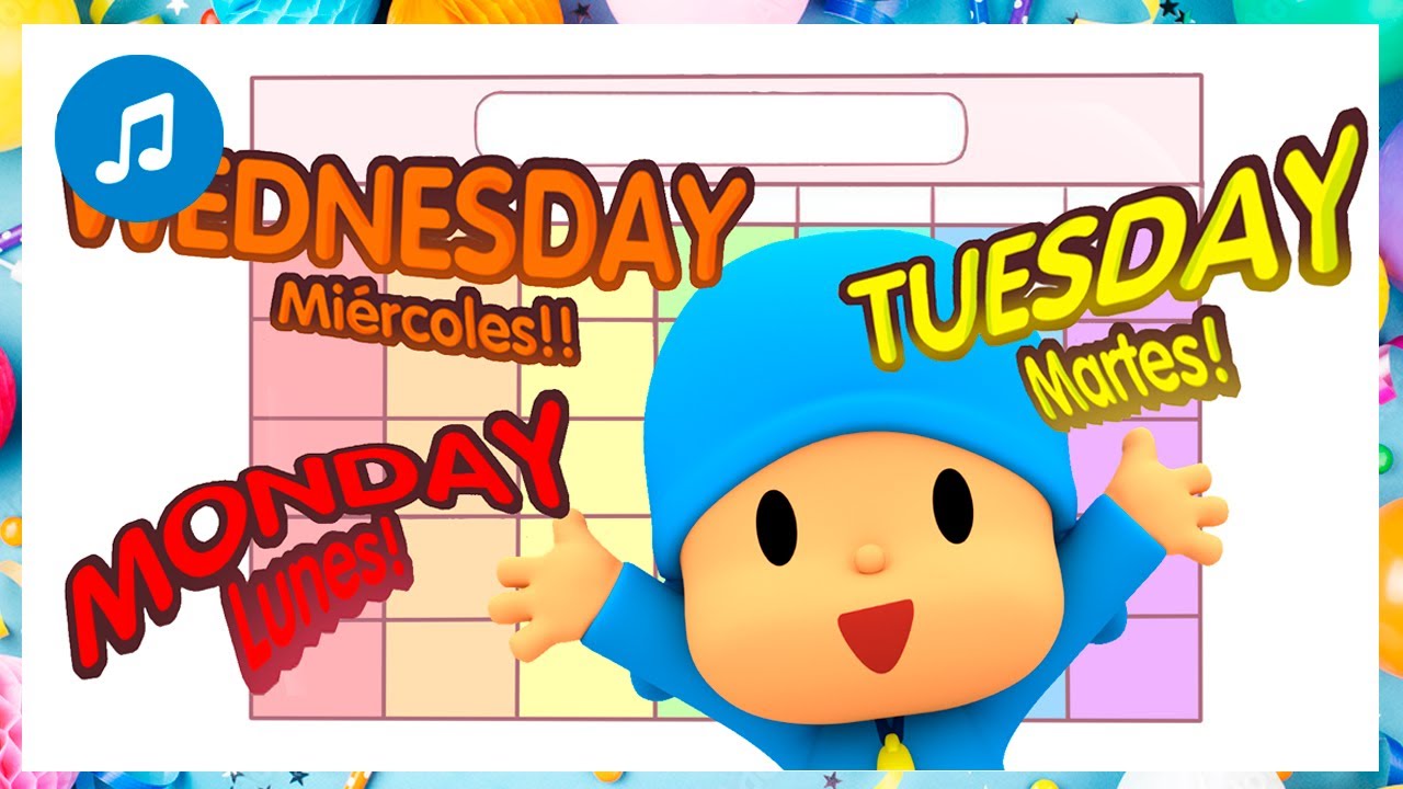 📅 MIX Los días de la semana: lunes, martes | Canciones Infantiles y ...
