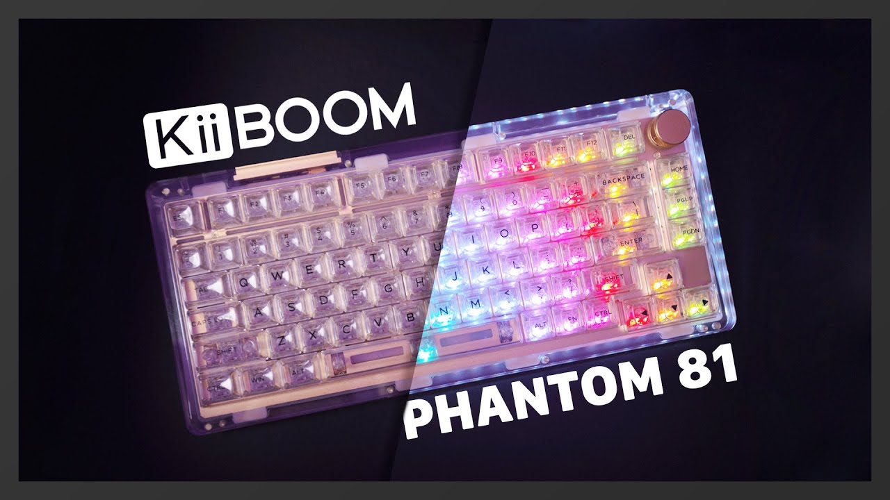 Phím Cơ Full Tính Năng Cực Đẹp & Độc | Kiiboom Phantom 81 Review - YouTube