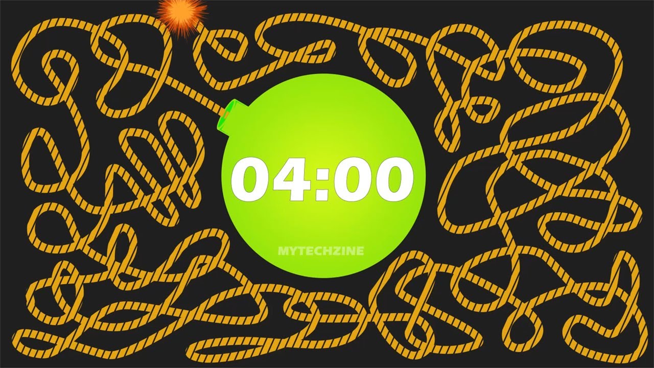 4 Minute Timer Bomb | Giant Explosion at the End - YouTube