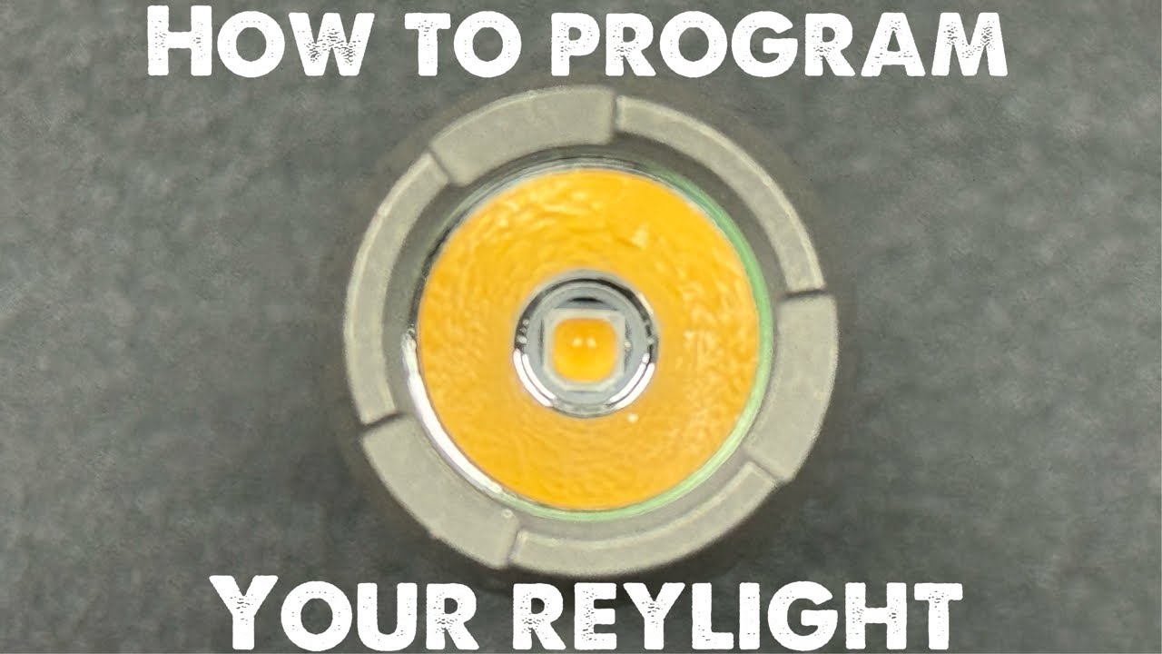 Reylight Flashlight Programming Guide - YouTube