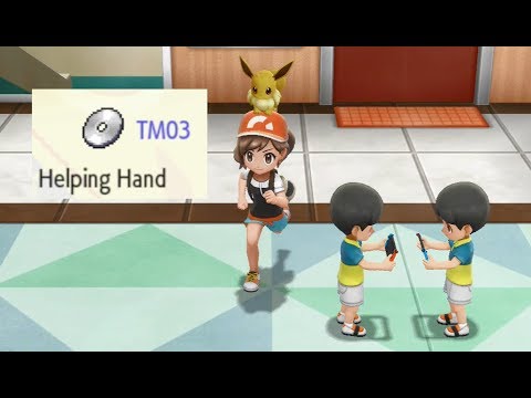 Pokémon: Let's Go, Eevee! // TM03 Helping Hand Location - YouTube