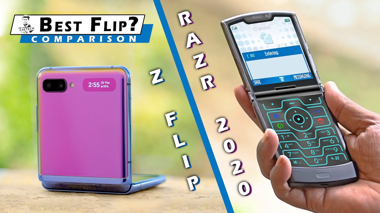 Does the Galaxy Z Flip Destroy the Moto RAZR 2020? Foldable Flip Phone ...