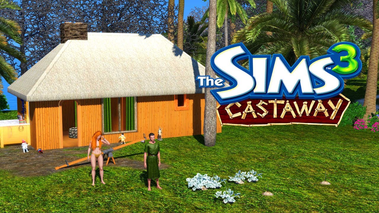 Sims 3 Island Survival Challenge Part 4 - YouTube