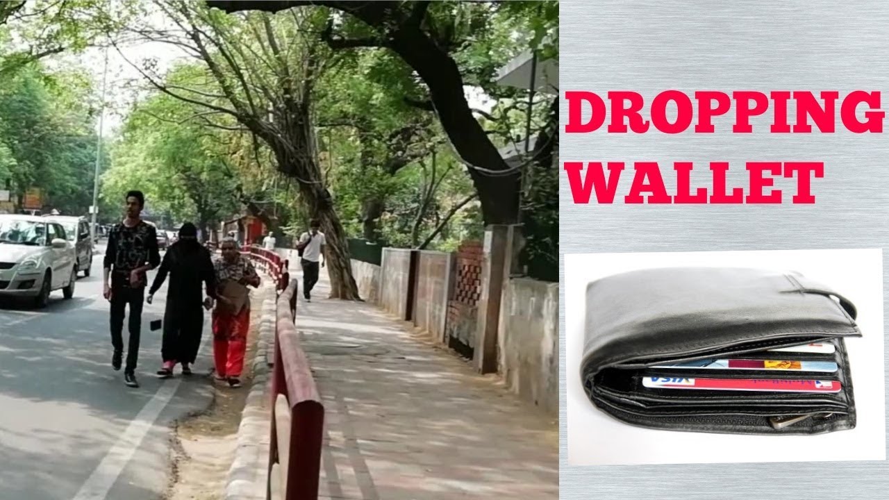 Dropping wallet| epic peoples reaction - YouTube