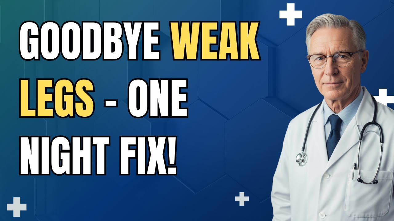 GOODBYE Weak Legs! One Bedtime Change Saves Muscle Power | Senior ...