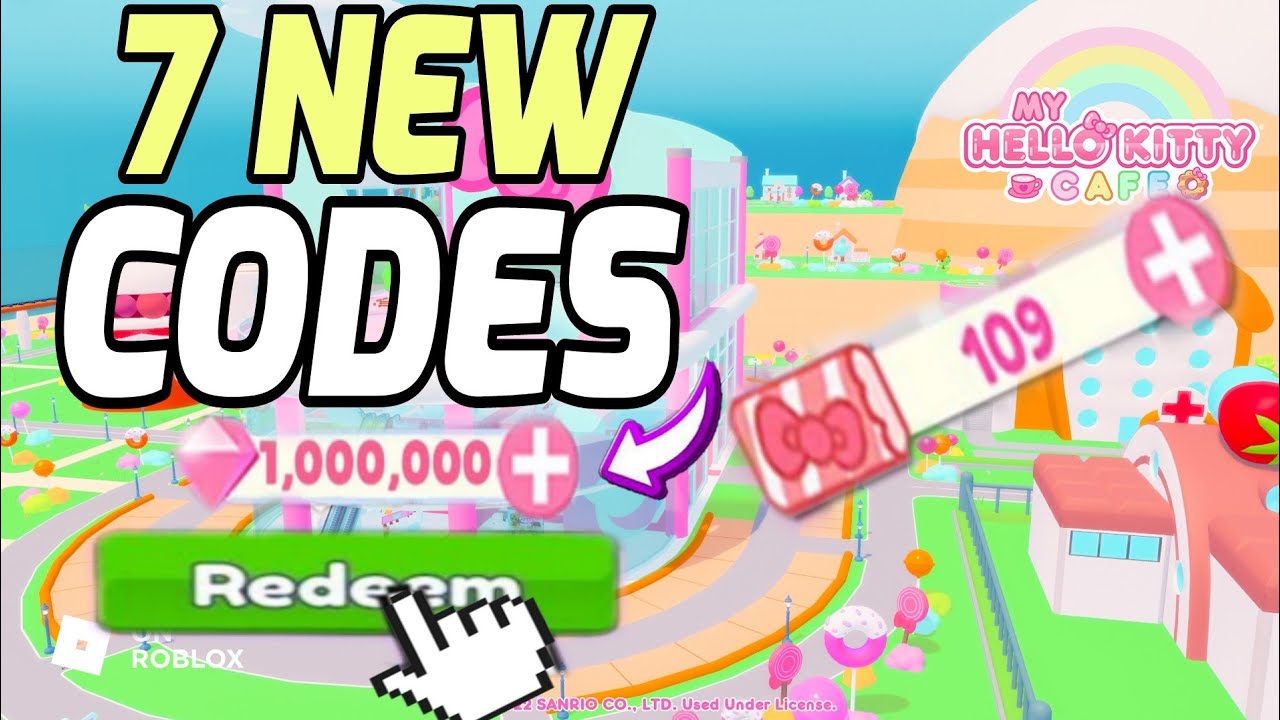 *NEW* ALL CODES FOR MY HELLO KITTY CAFE 2023 || HELLO KITTY CAFE CODES ...