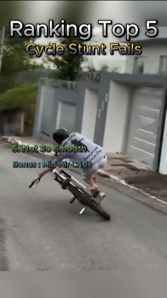 Ranking TOP 5 Cycle Stunt Fails 🚴‍♂️ - YouTube