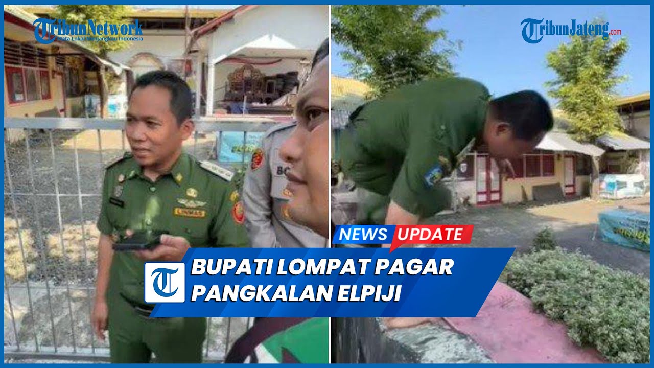 Viral Video Bupati Lumajang Lompat Pagar Pangkalan Elpiji Diprotes ...