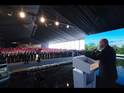 Cumhurbaşkanımız Erdoğan, açıklamalarda bulunuyor...