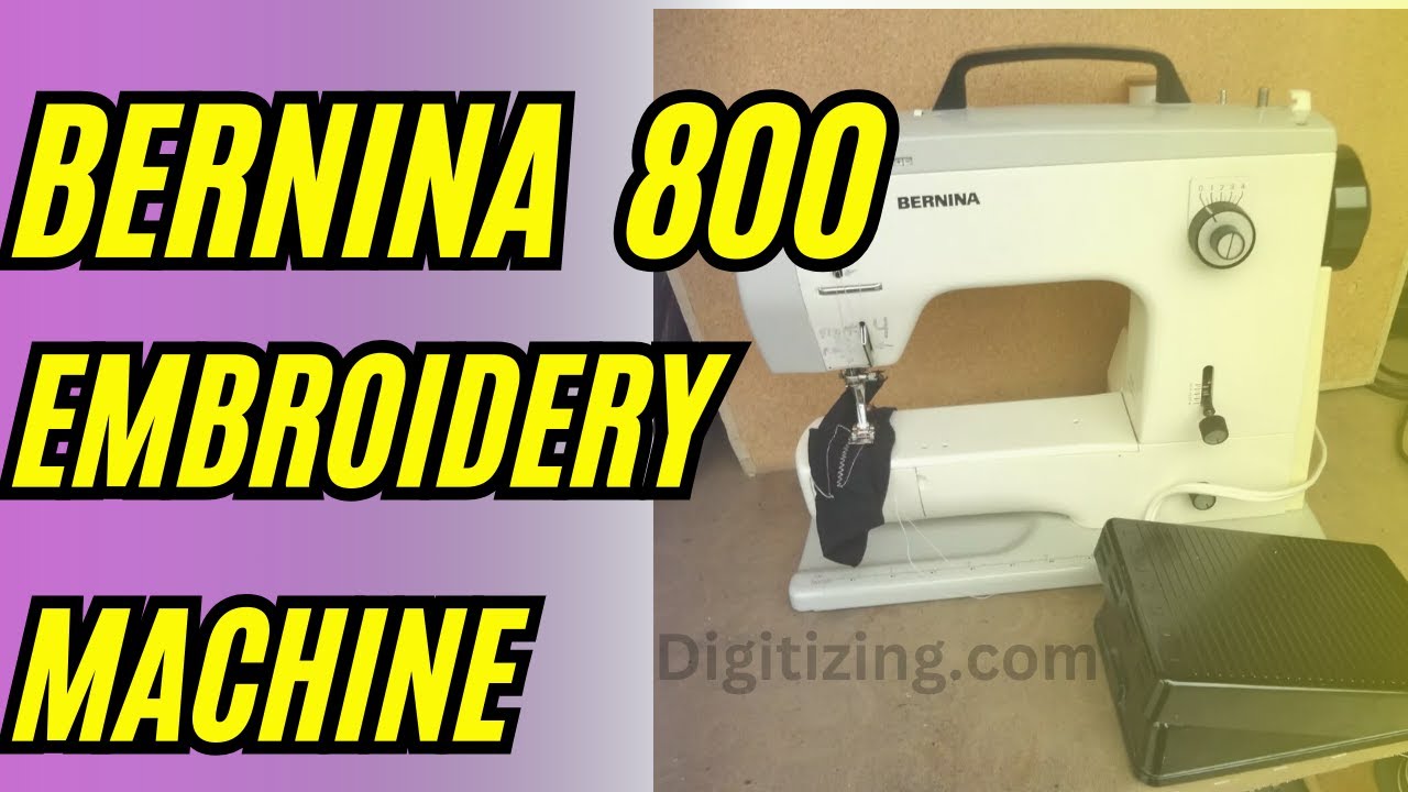 Bernina 800 Embroidery Machine | Review , Features & Price - YouTube