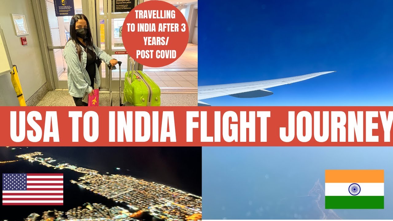 USA TO INDIA TRAVEL VLOG|USA TO INDIA FLIGHT JOURNEY|TRAVELLING IN ...