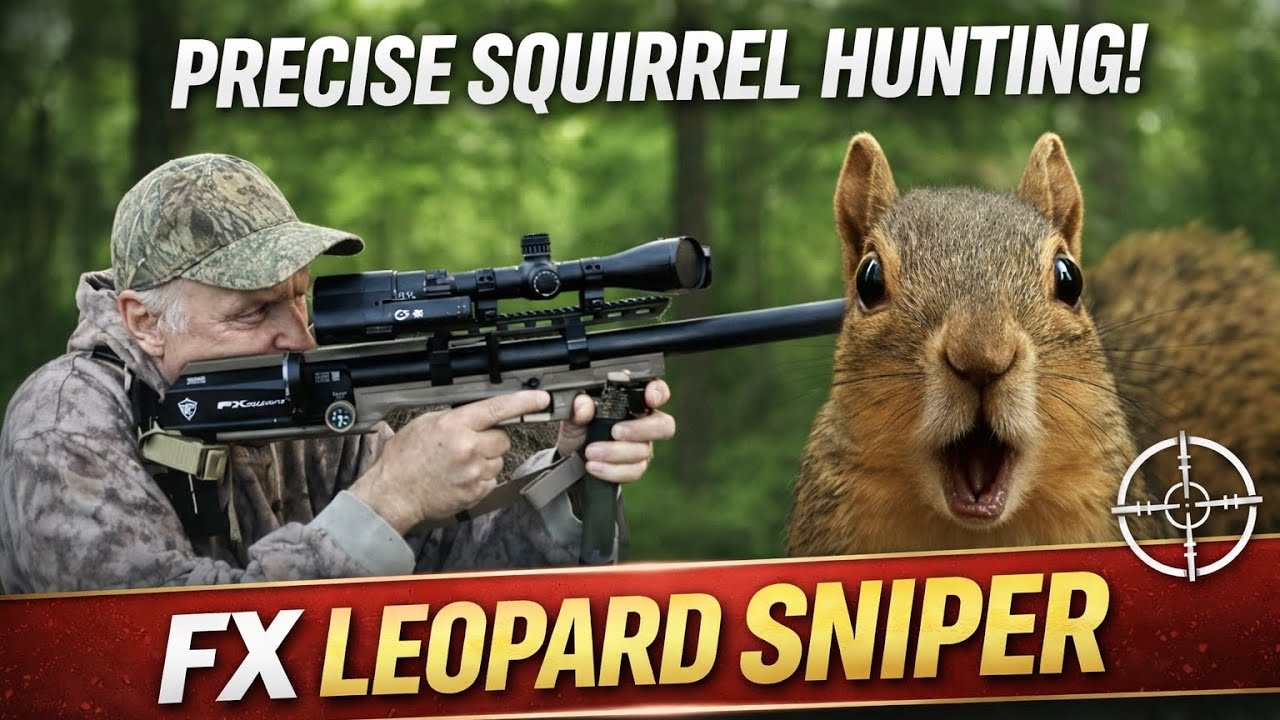 Squirrel Hunting- FX Leopard FDE Sniper | Ultra-Accurate PCP Air Rifle ...