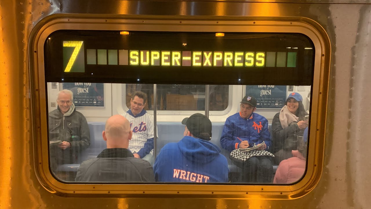 IRT Subway: R188 (7) Super-Express Train Ride from Mets-Willets Point ...