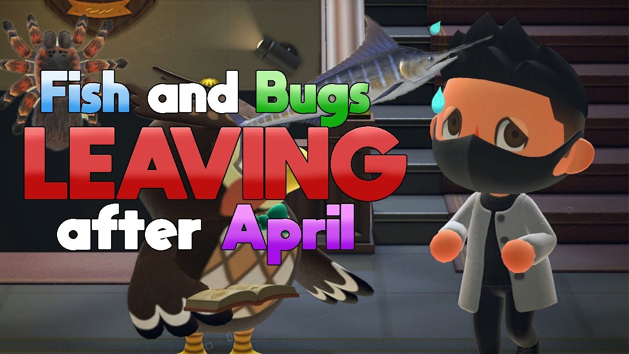 ALL Fish and Bugs LEAVING after APRIL and How to Get Them! | Animal ...