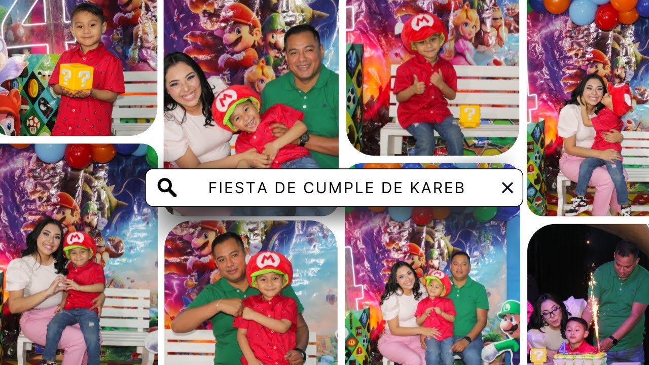 TODA LA FIESTA DE CUMPLE DE KAREB - YouTube