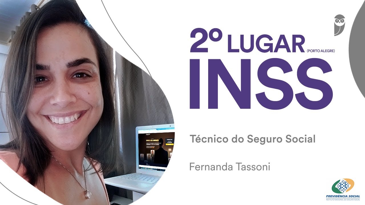 INSS: Conheça a trajetória da Fernanda Tassoni, aprovada em 2º lugar na ...