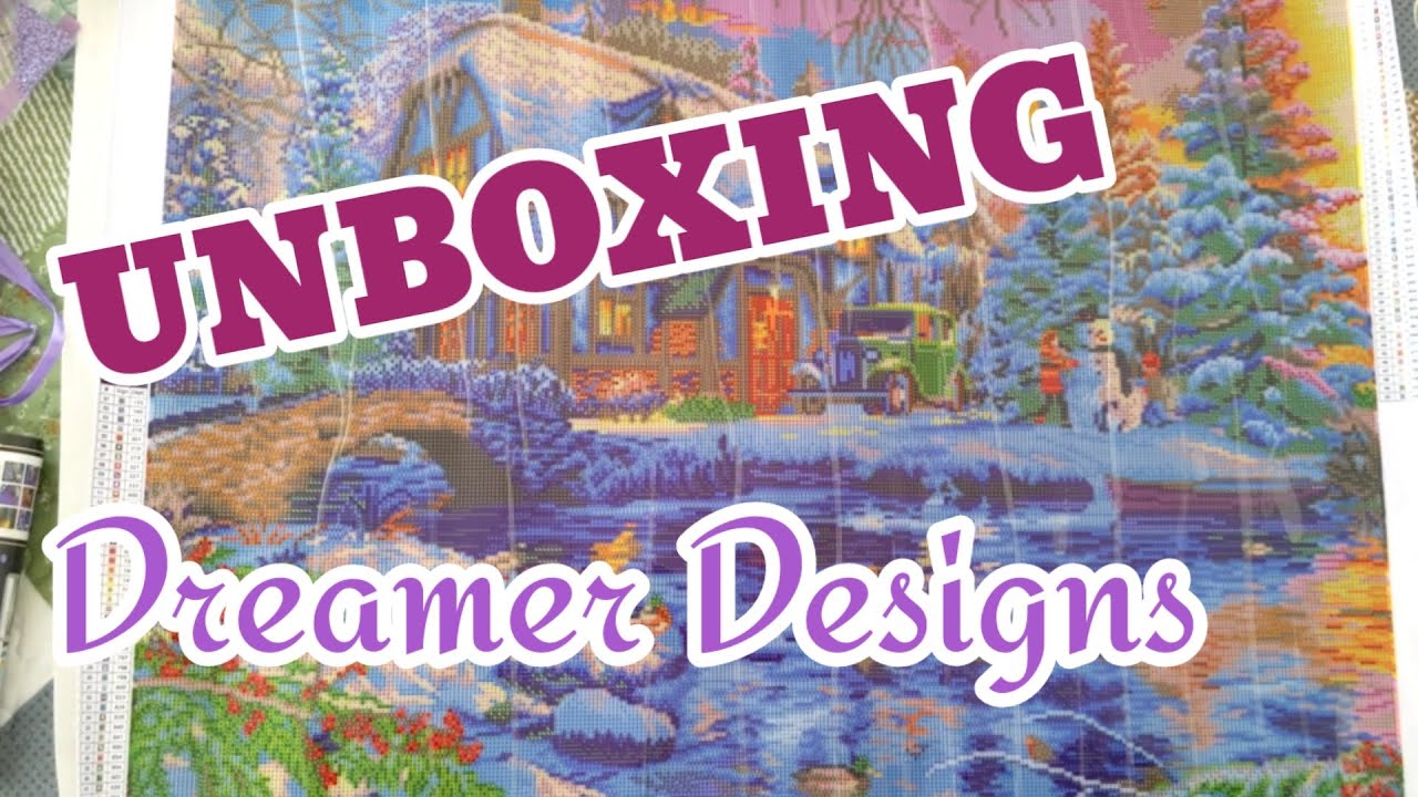 UNBOXING - A Beautiful Diamond Painting- Dreamer Designs - YouTube