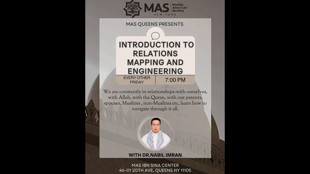 Introducing Relations Mapping and Engineering | Dr. Nabil Imran | Sept ...