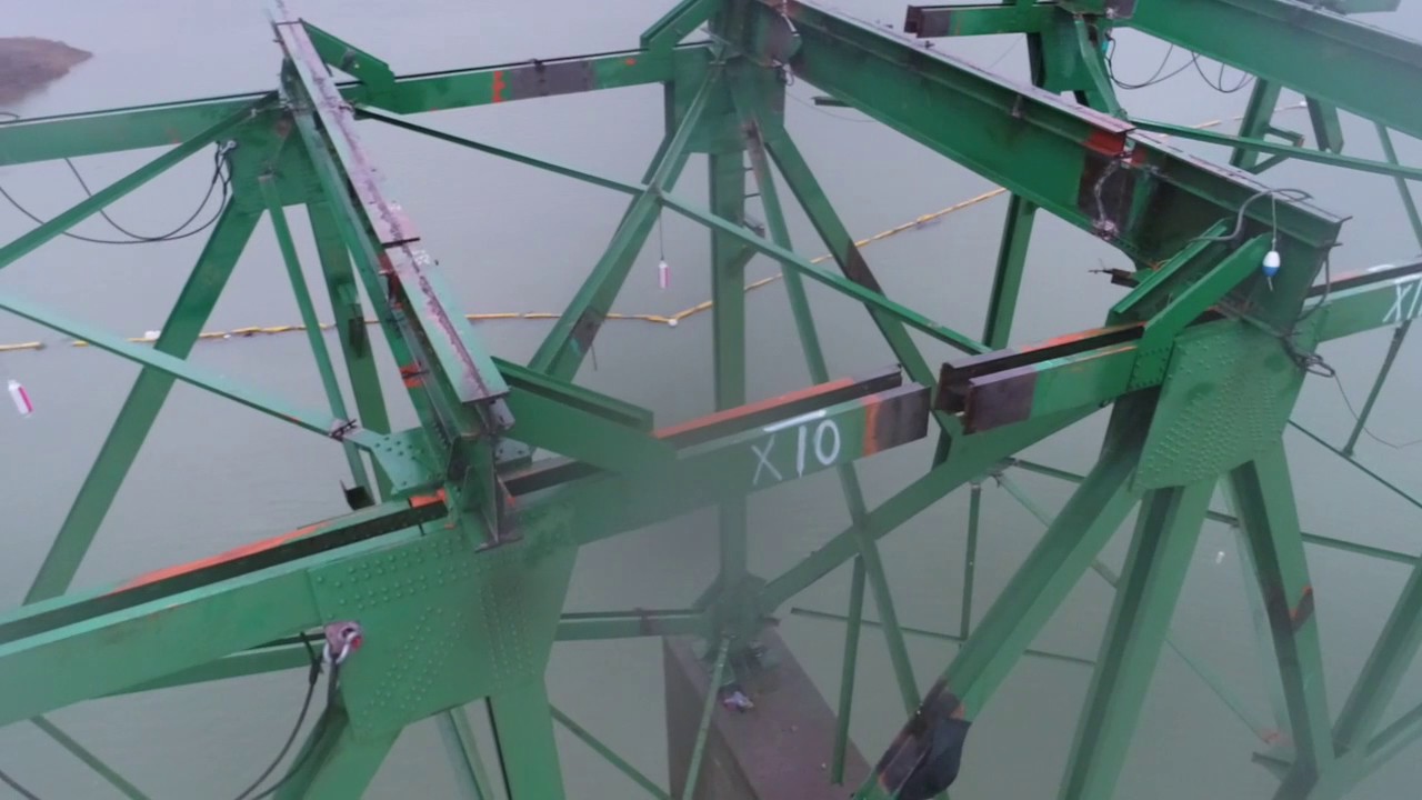 antlers bridge inspection of part that didnt fall. - YouTube