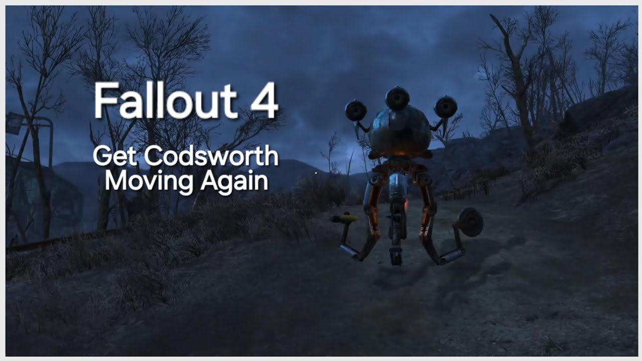 Fallout 4 Get Codsworth Moving Again - YouTube