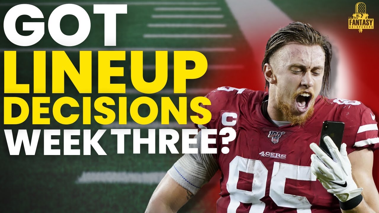 Week 3 Lineup Advice + Sunday Watch Party w/StepmomLauren | TFW LIVE Ep ...