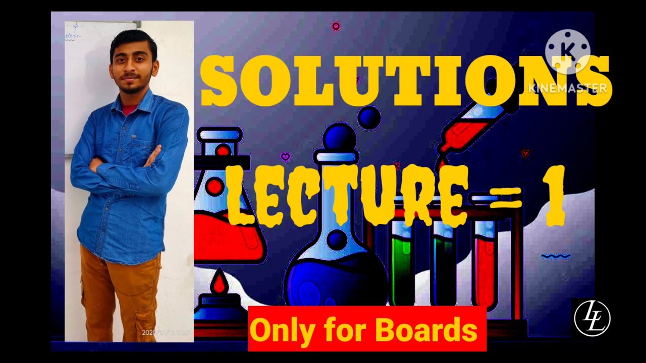 Solutions Lecture 1 Class 12th Youtube
