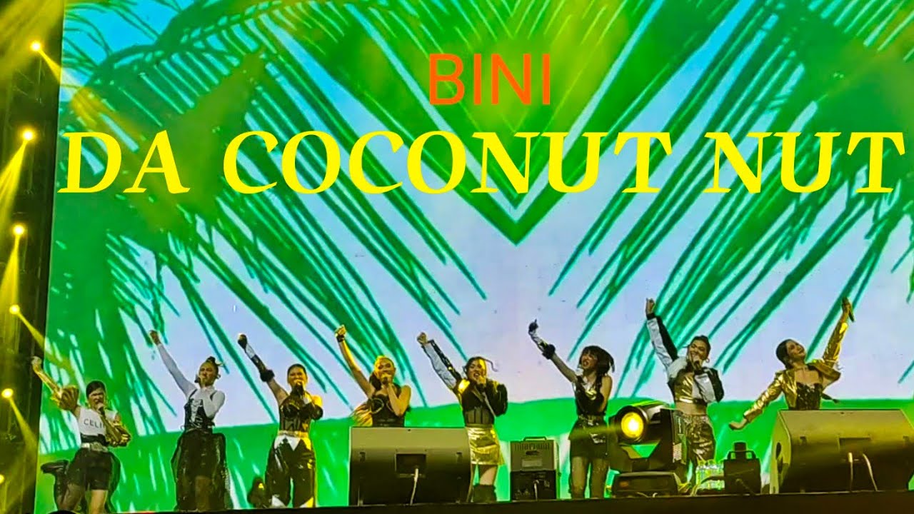DA COCONUT NUT by BINI - PPOP CON STAGE PERFORMANCE (FANCAM) - YouTube