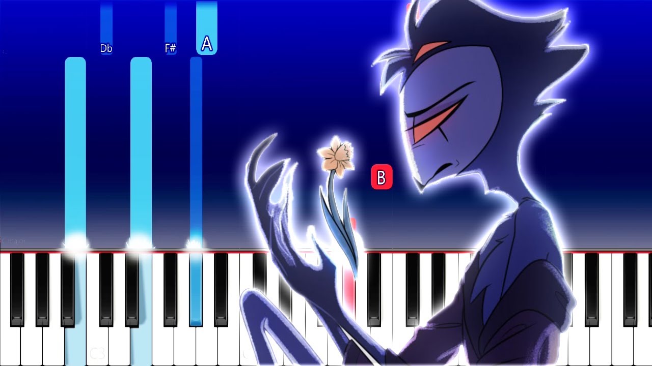 Just Look My Way - HELLUVA BOSS (Piano Tutorial) - YouTube