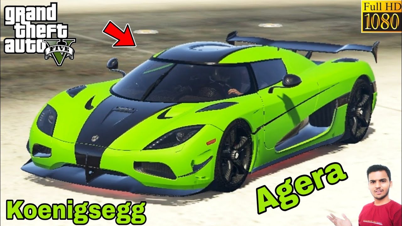 GTA 5 : HOW TO INSTALL KOENIGSEGG AGERA CAR MOD 🔥🔥🔥 - YouTube
