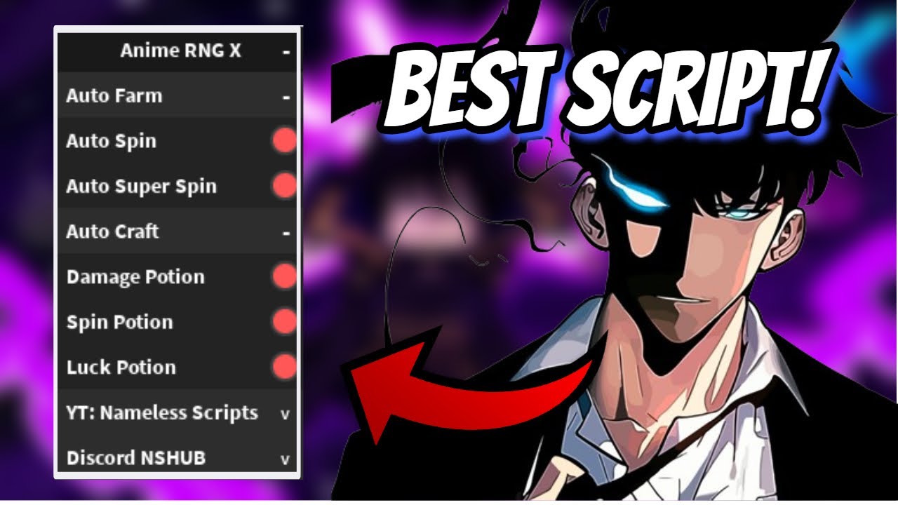 [RELEASE] Anime RNG X Best Script | Auto Spin Fast + Auto Craft & More ...