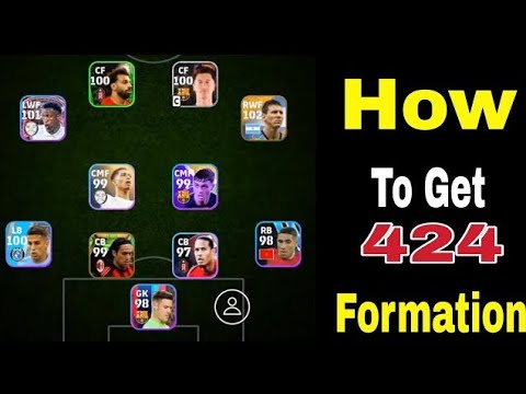 How to get 424 formation in EFOOTBALL|full guide| ultra attacking 🔥# ...