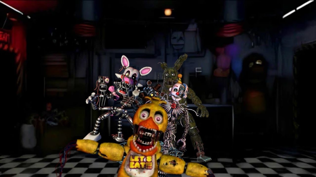 the fnaf ucn ventilation altercation - YouTube