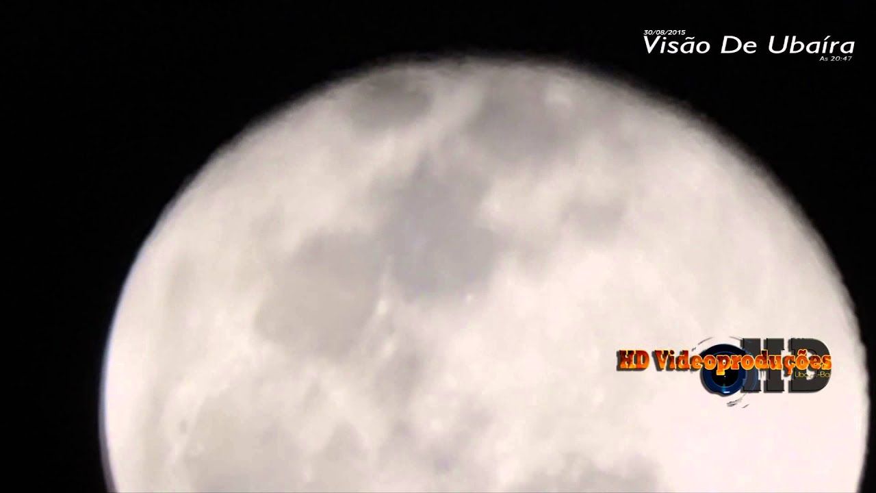 MEGA LUA VISTA DE UBAÍRA DATA 30/08/2015 - YouTube