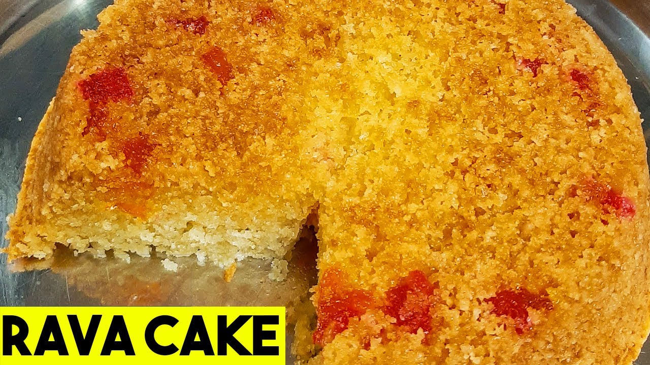 Rava cake recipe। मऊ मऊ लुसलुशीत जाळीदार रवा केक Iyengar bakery style ...