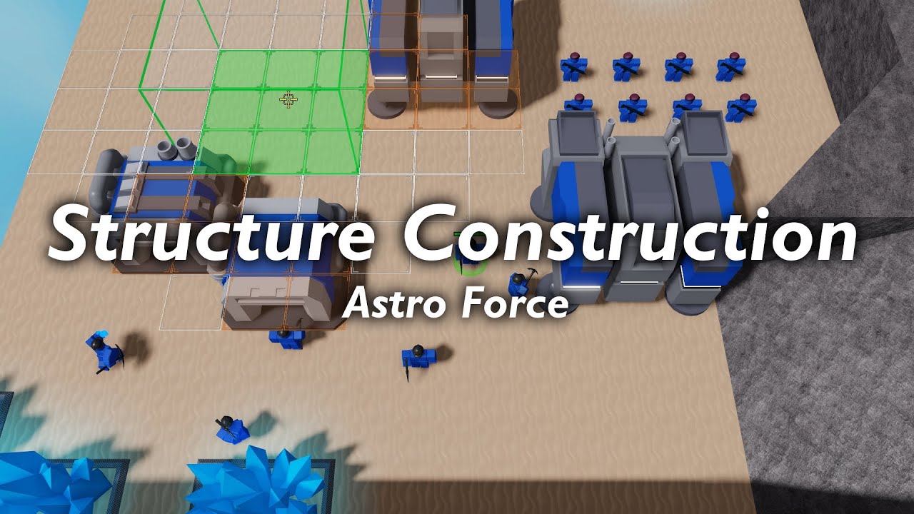 Astro Force - Structure Construction (Roblox RTS) - YouTube
