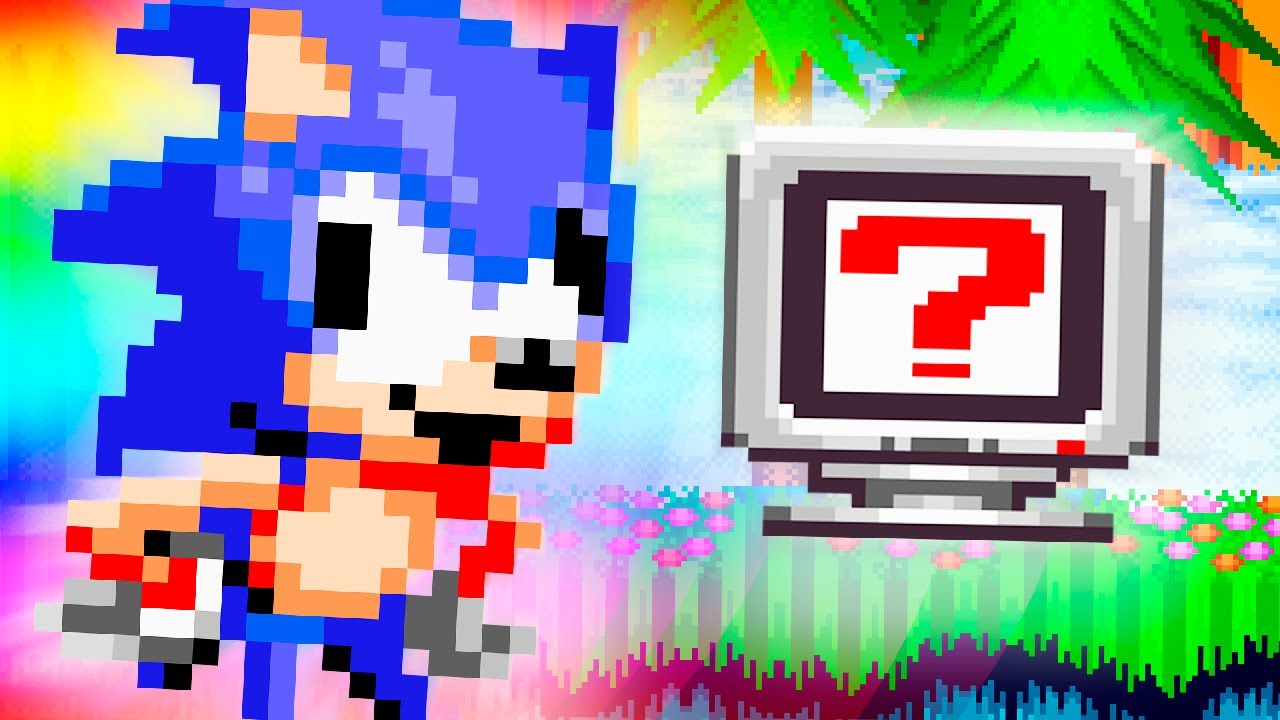 SONIC 2 CHUCKLES THE MANIACALLY LAUGHING HEDGEHOG Sonic Hacks Gameplay ...
