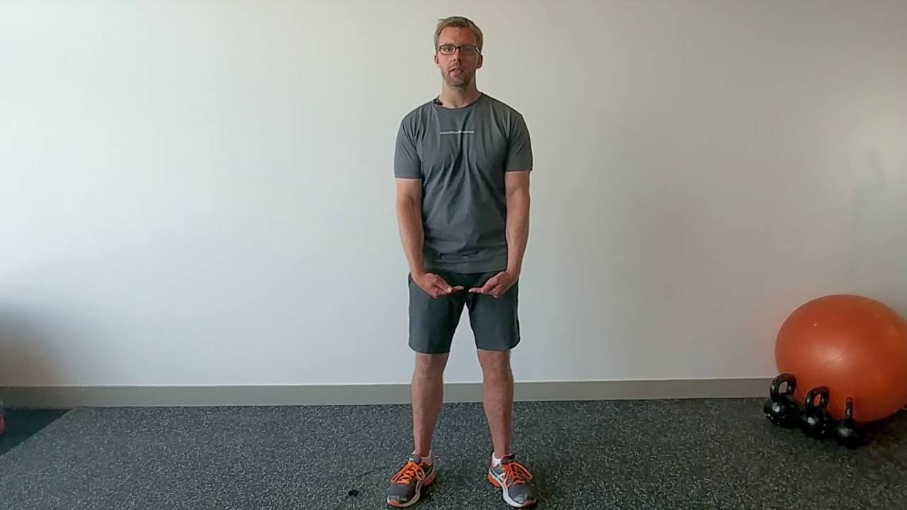 Leg Squeeze Standing - YouTube